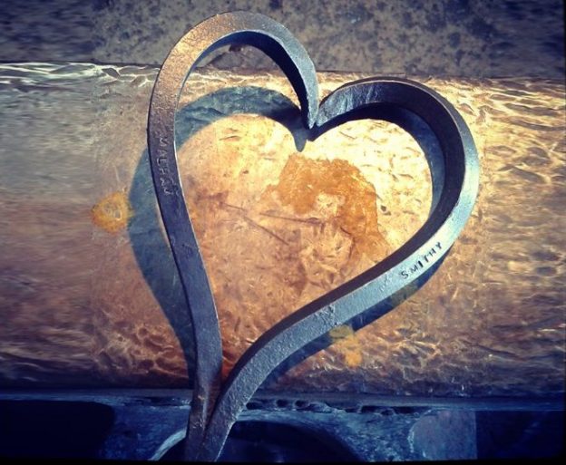 Malham Smithy Hand Forged Heart - The Outdoor Guide