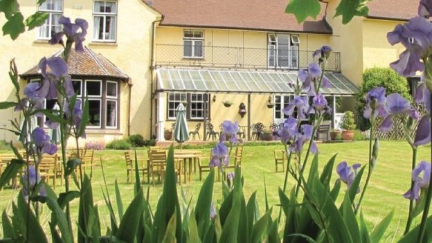 HF Holiday walk at Selworthy Village, Exmoor. A lovely circular walk